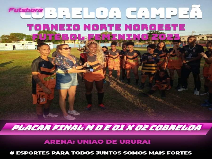 Núcleo do Cobreloa de futebol feminino de Campos conquista Torneio ...